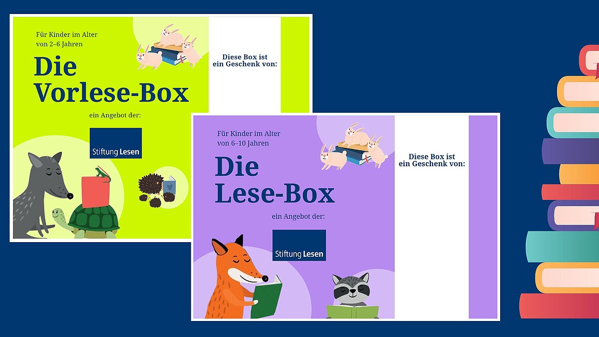 Gemeinsam Lesen fördern: Kitas und Grundschulen jetzt mit den (Vor-)Lese-Boxen der Stiftung ...