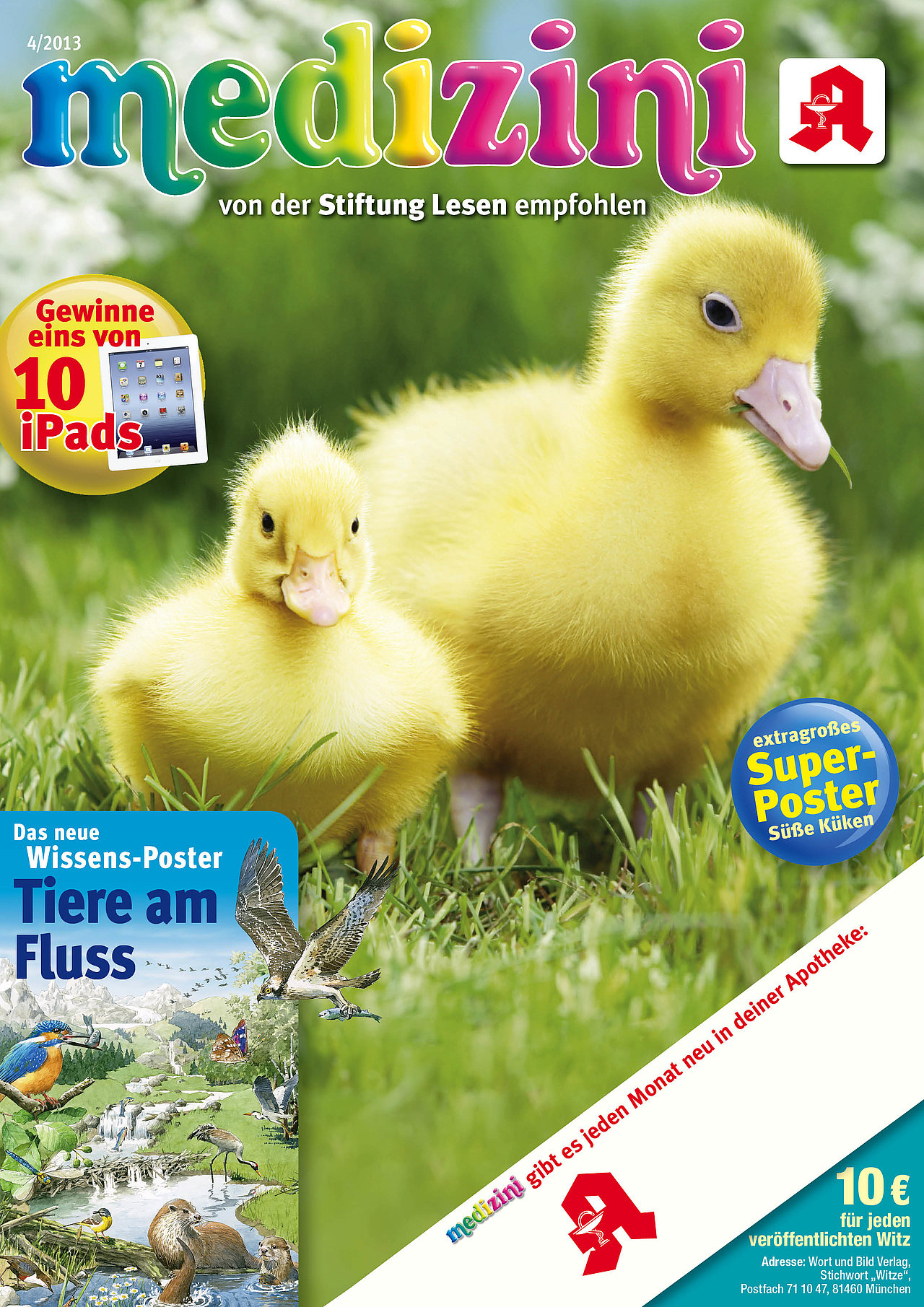 Ausgezeichnete Zeitschriften: Stiftung Lesen